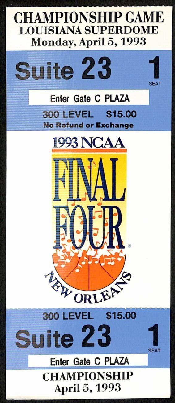 Ncaa Ticket Look Like