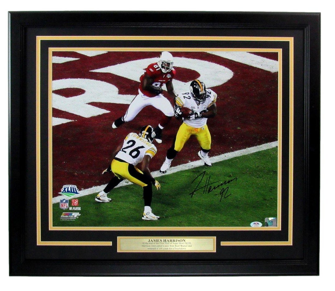 James Harrison Autographed 16x20 Photo Pittsburgh Steelers - Etsy