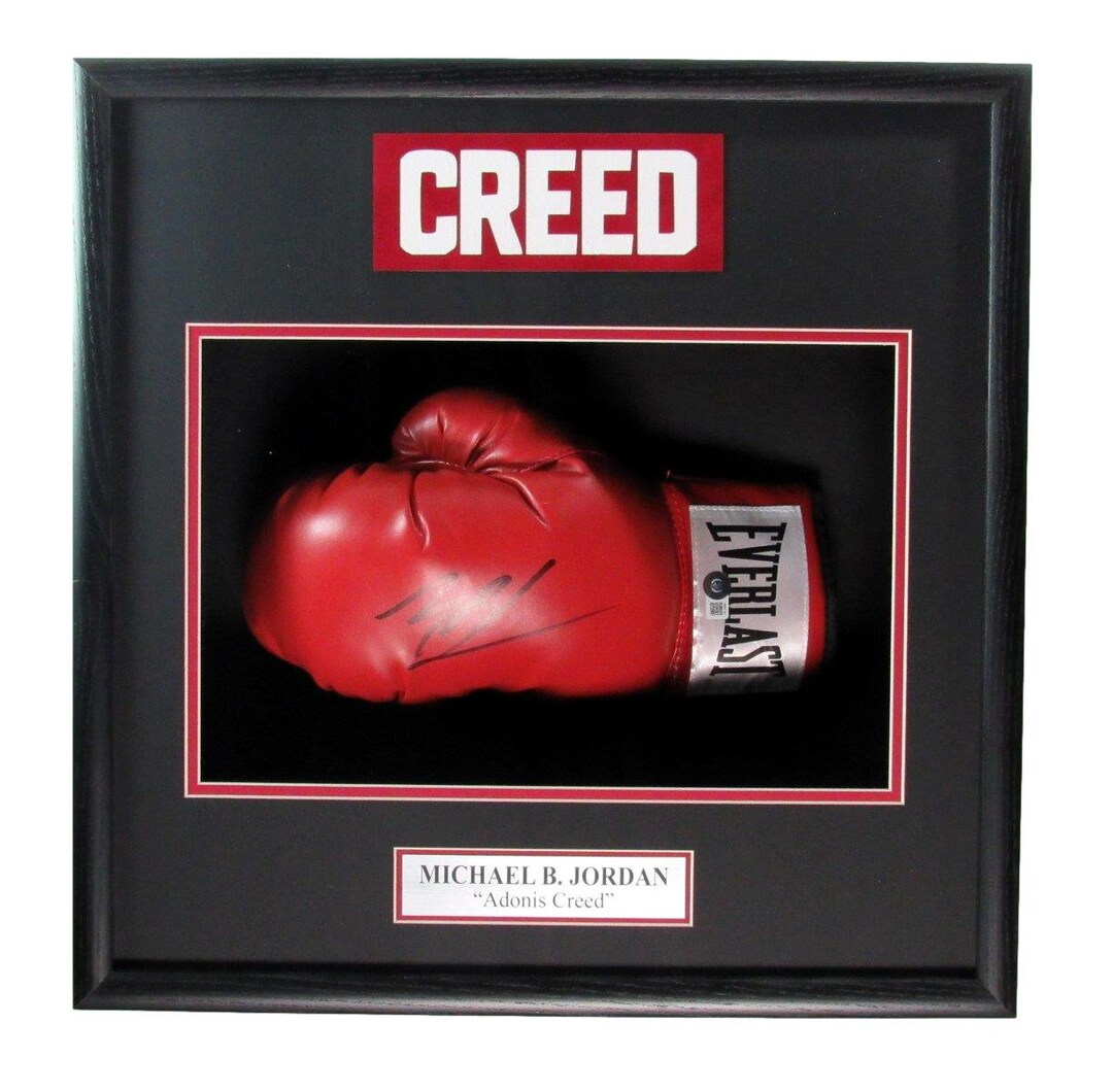 Michael B. Jordan Signed Left Boxing Glove adonis - Etsy