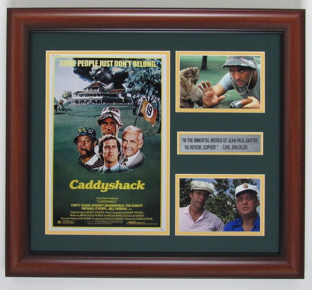 Caddyshack Movie Poster Framed Collage Unsigned - Etsy