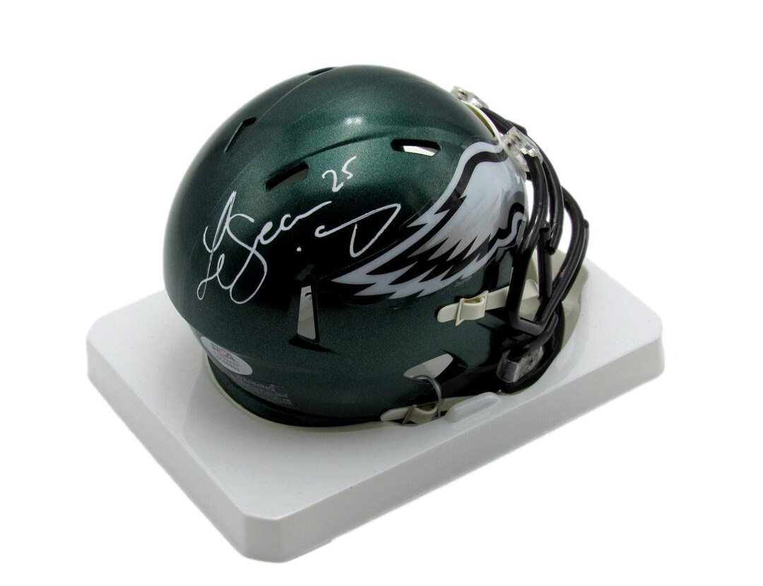 Lesean Mccoy Signed/autographed Eagles Speed Mini Helmet - Etsy