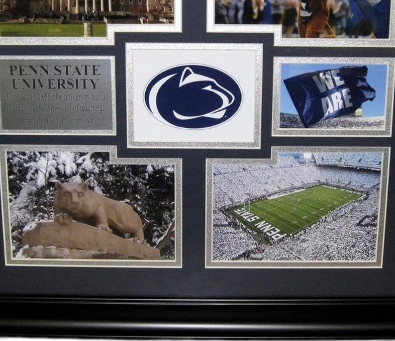 Penn State Landmarks Framed Photo Collage - Etsy
