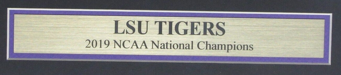 The Advocate Newspaper LSU Tigers 2019 NCAA National Champs Framed - Etsy