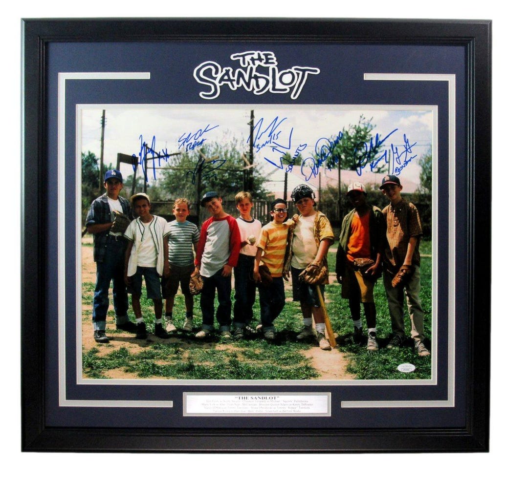 The Sandlot Multi-signed/autographed by 8 Players 16x20 Photo Framed - Etsy