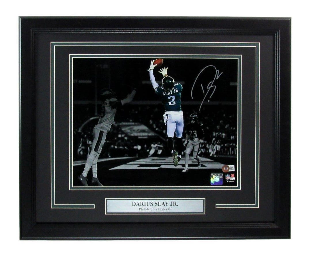 Darius Slay Autographed 11x14 Photo Philadelphia Eagles Framed PSA/DNA ...