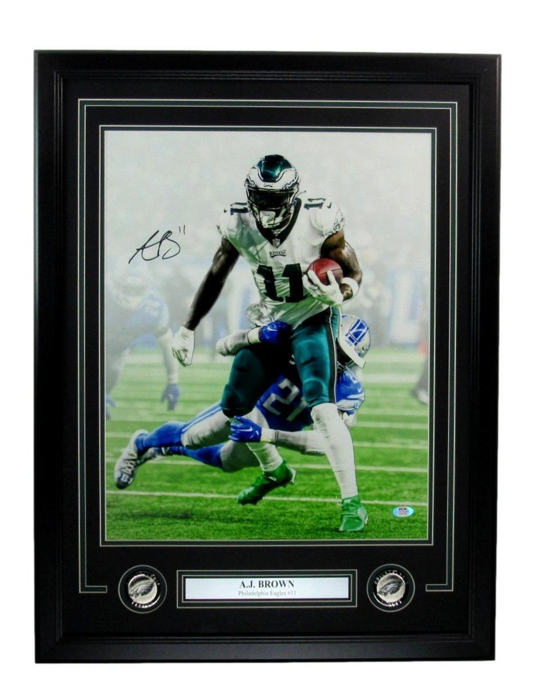 A.J. Brown Autographed 16x20 Photo Philadelphia Eagles Framed - Etsy