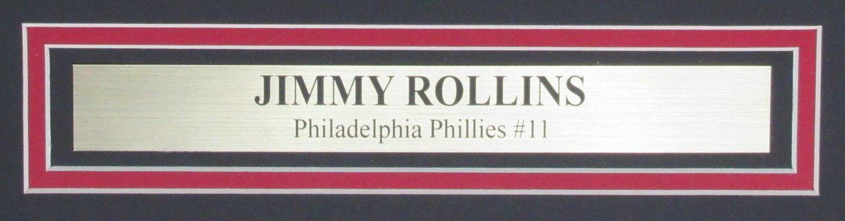 Jimmy Rollins Signed/auto 16x20 Photo Philadelphia Phillies Framed. - Etsy