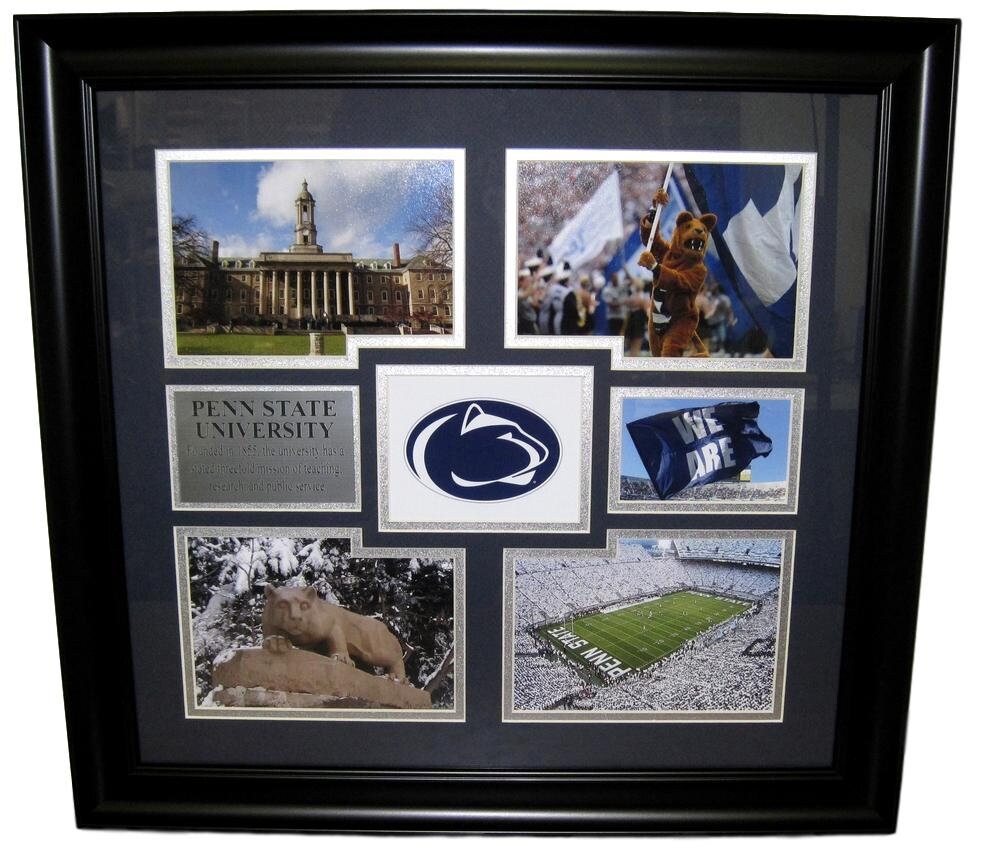 Penn State Landmarks Framed Photo Collage - Etsy