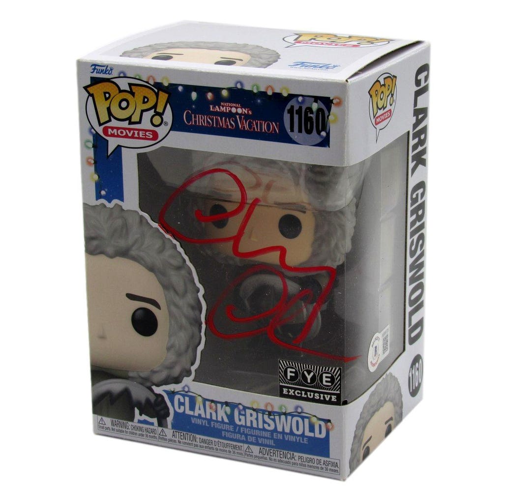 Chevy Chase Signed/auto Funko Pop! #1160 Figurine Christmas Vacation - Etsy