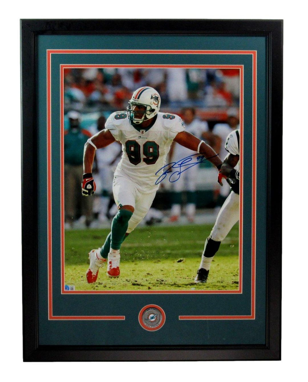Jason Taylor HOF Signed/auto 16x20 Photo Miami Dolphins Framed - Etsy