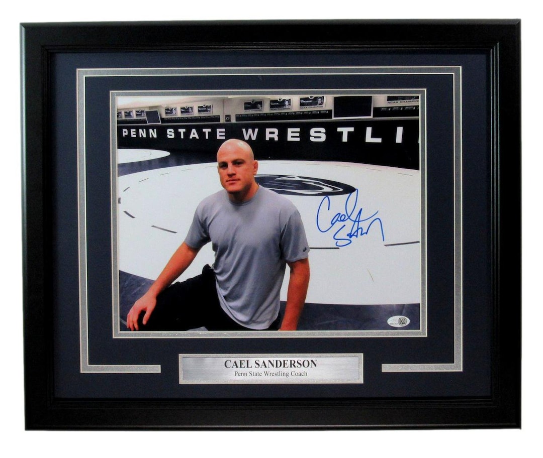 Cael Sanderson Penn State Wrestling Coach Signed/autographed 11x14 ...