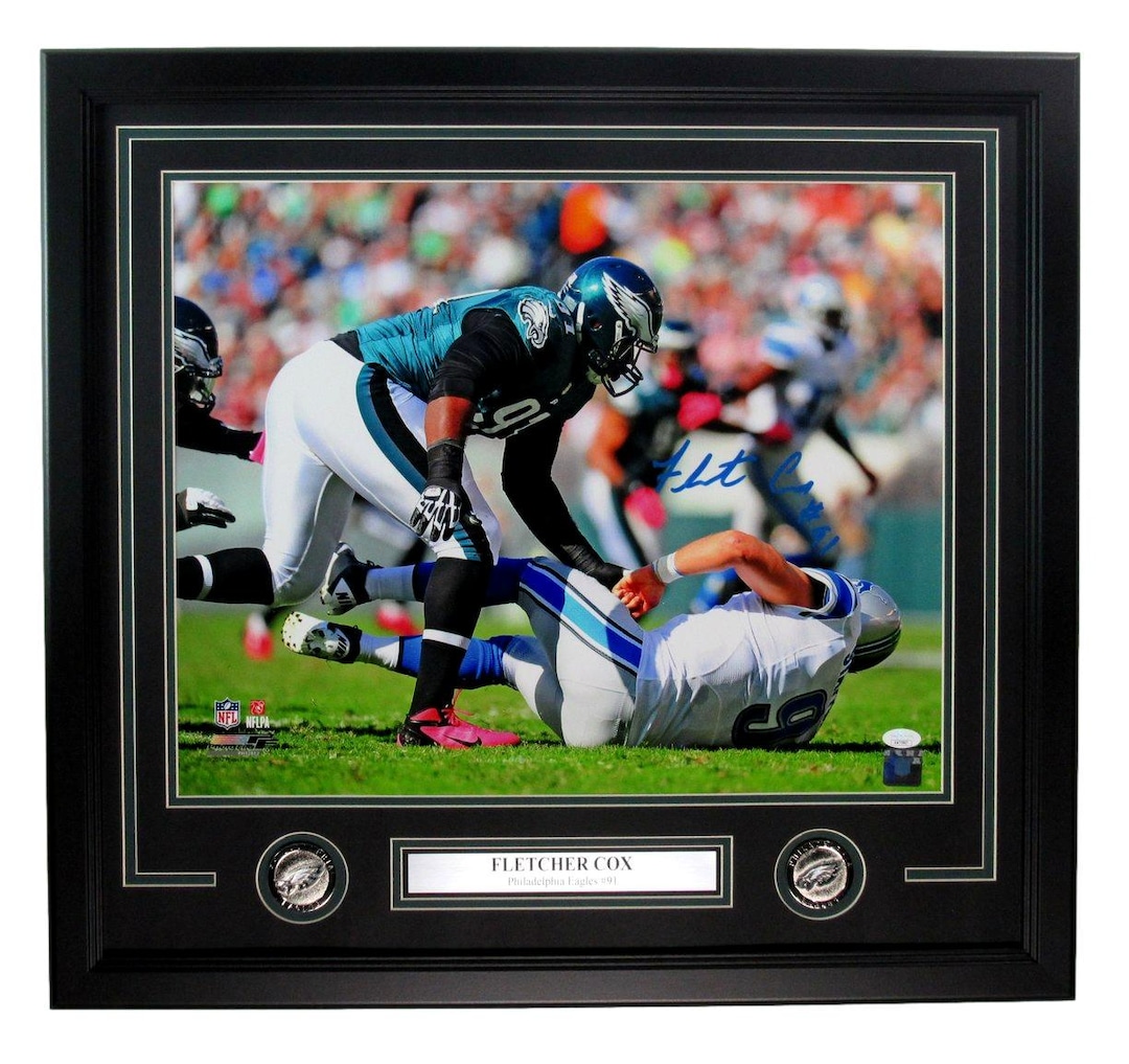 Fletcher Cox Signed/auto 16x20 Photo Philadelphia Eagles Framed - Etsy