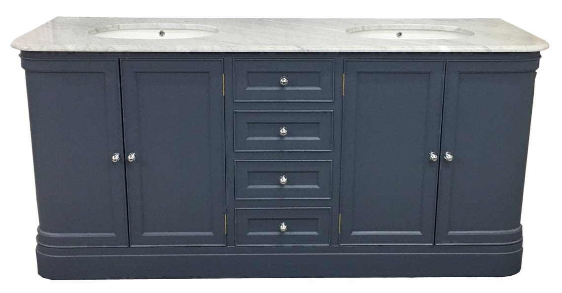 Large Hargrave Double Sink Vanity Unit any Colour | Etsy