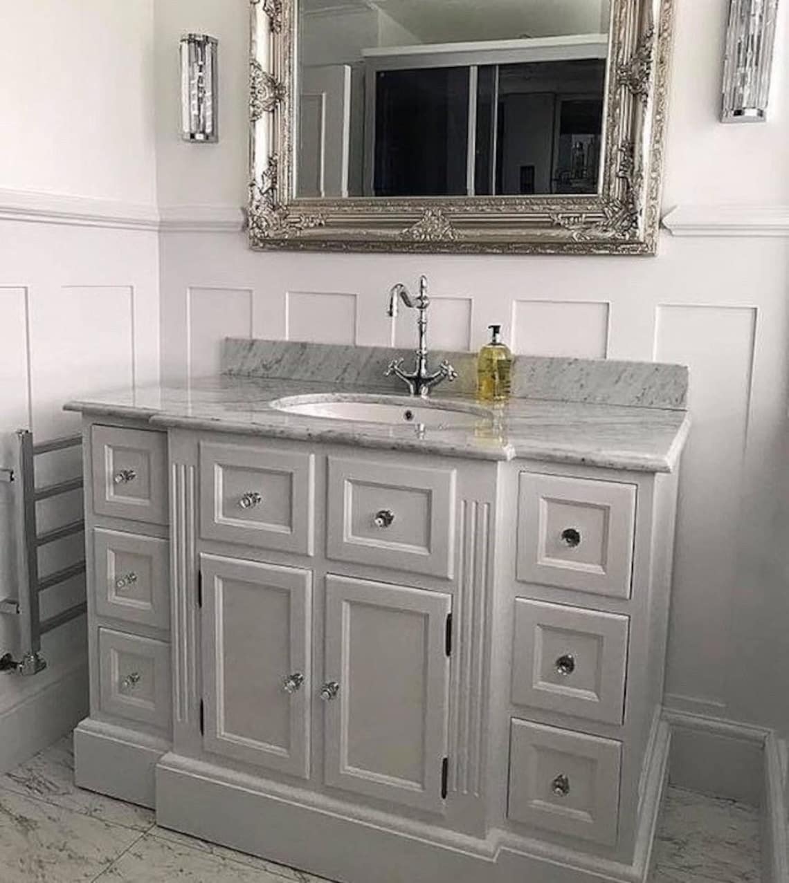 Shaker Single Sink Bathroom Vanity Unit (any Colour!) - Etsy UK