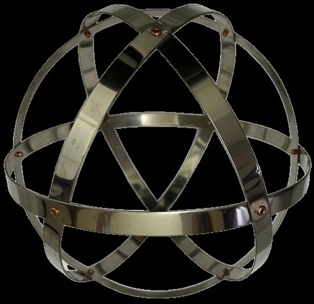 Genesa Crystal in Stainless Steel, 25 Cm in Diameter, Bands 15 Mm Wide ...