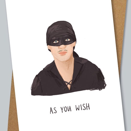 As You Wish princess Bride Inspiration EDE00178 | Etsy