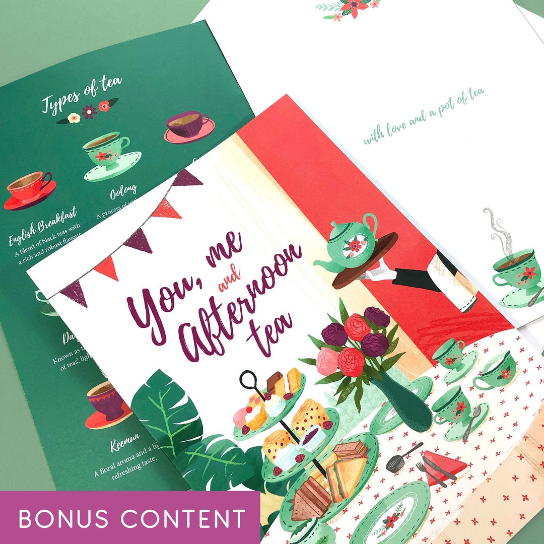 Afternoon Tea Luxury Greetings Card | Mothers Day Card | Birthday | Tea ...