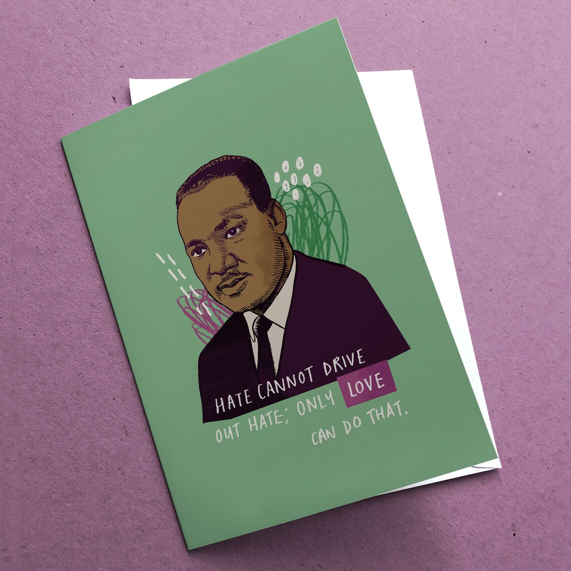 Martin Luther King Jr Quote Card Inspiring Card MLK Quote - Etsy UK