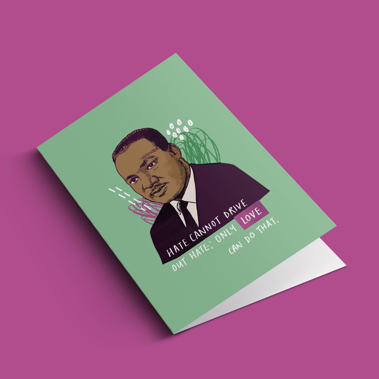 Martin Luther King Jr Quote Card Inspiring Card MLK Quote - Etsy UK