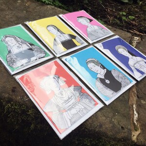 Catherine of Aragon Tudor Henry VIII Six Wives A6 Greetings Card - Etsy