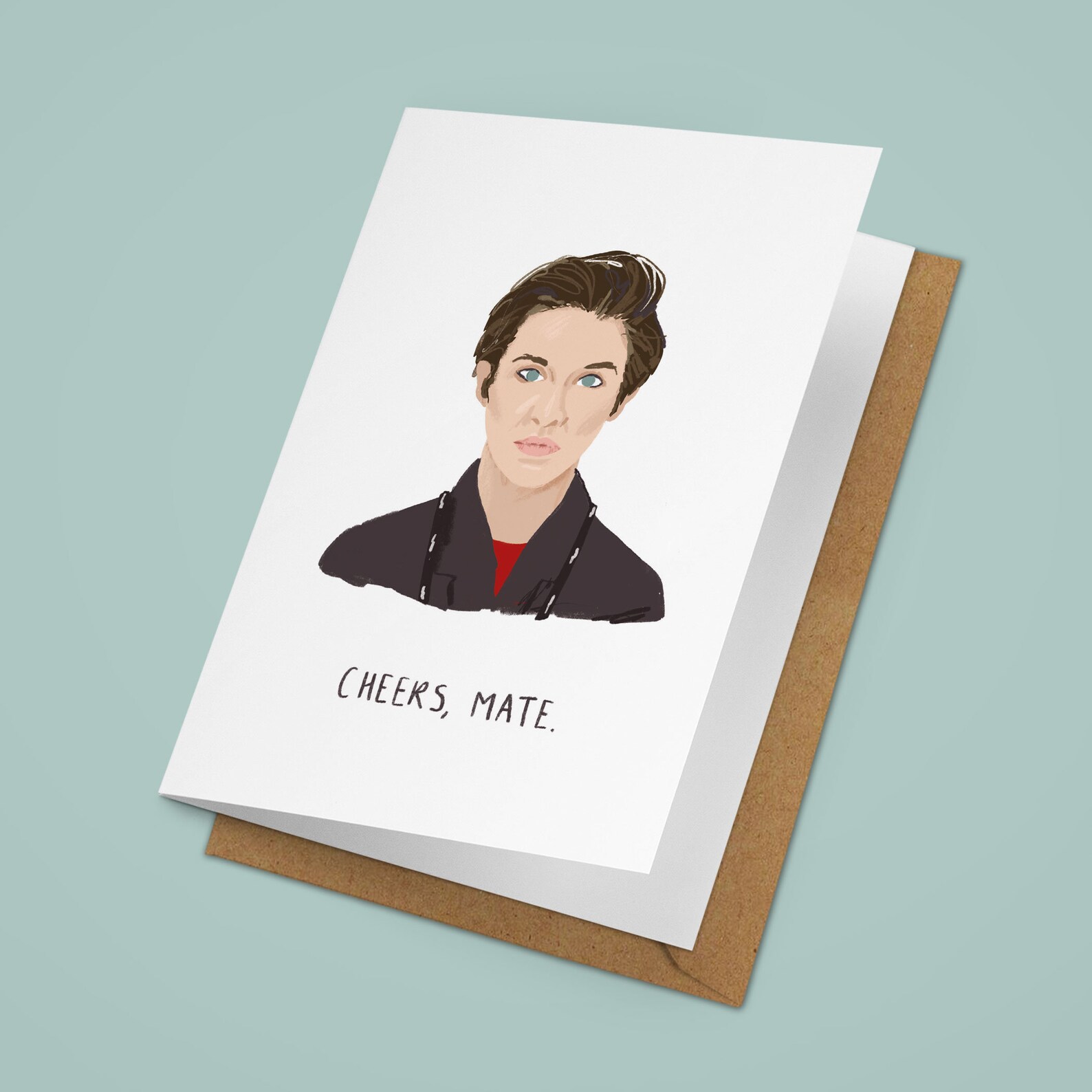 Cheers Mate A6 Card Inspired by Line of Duty Tv Show Card | Etsy UK
