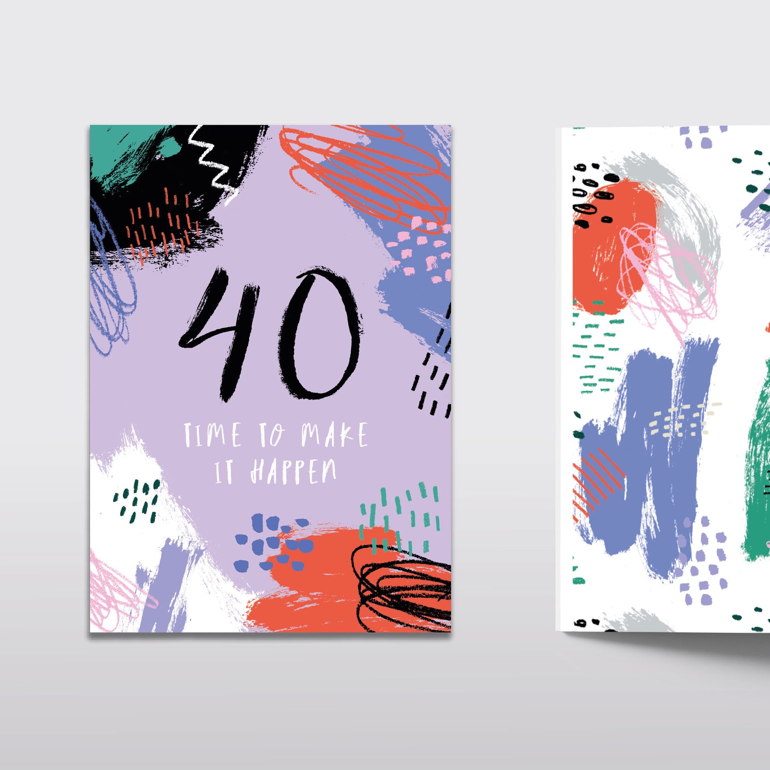 40th Birthday Cardlet Greetings card with bonus content | Etsy