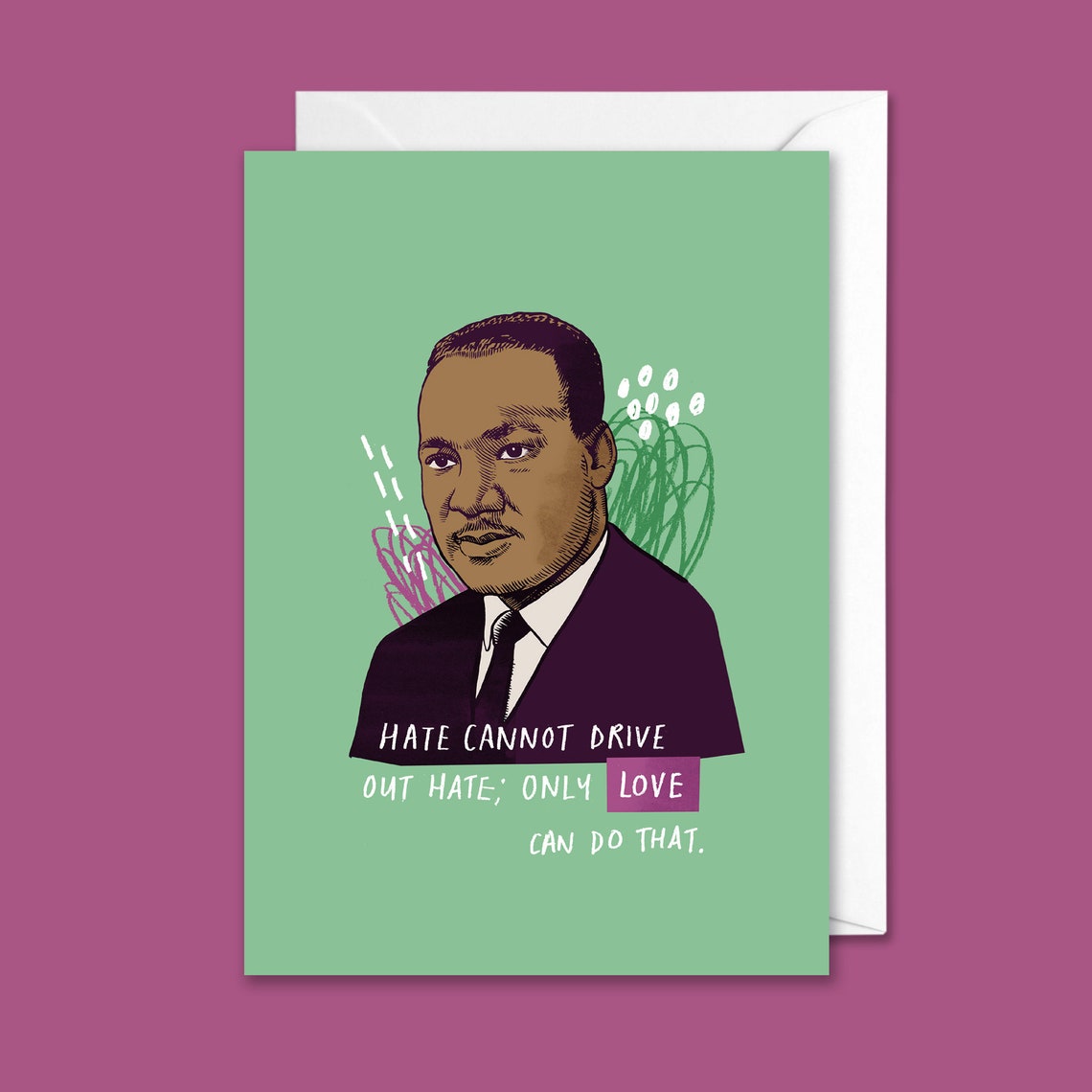 Martin Luther King Jr Quote Card Inspiring Card MLK Quote - Etsy UK