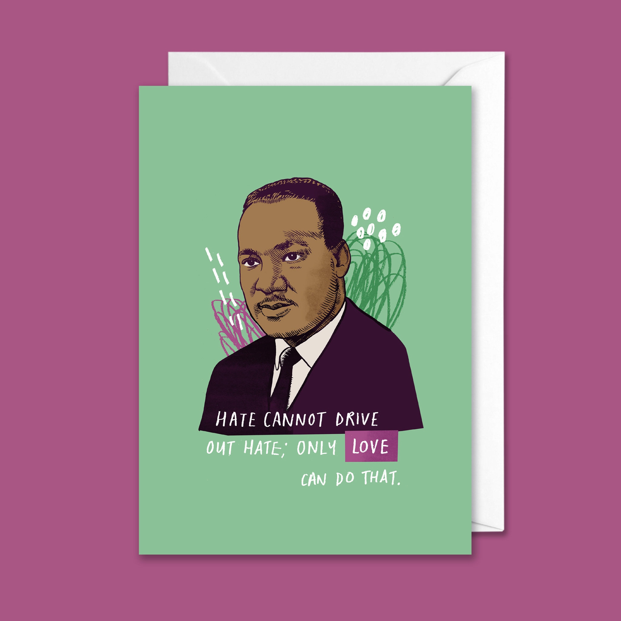 Martin Luther King Jr Quote Card Inspiring Card MLK Quote - Etsy UK