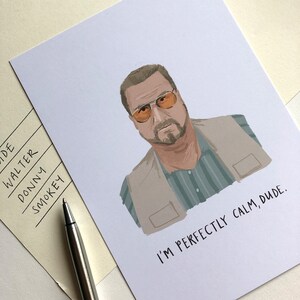 Walter Sobchak John Goodman Big Lebowski Inspired Gift A5 Art Print - Etsy