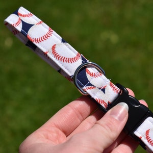 Dog Collar, Small, Medium, Large, Baseball, Sports, Pet Collar, Dog ...
