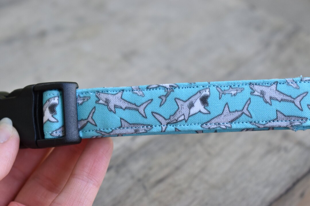 Dog Collar, Small, Medium, Large, Sharks, Beach, Sea Creature, Summer ...