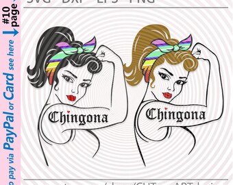 Chingona Girl Svg | Etsy