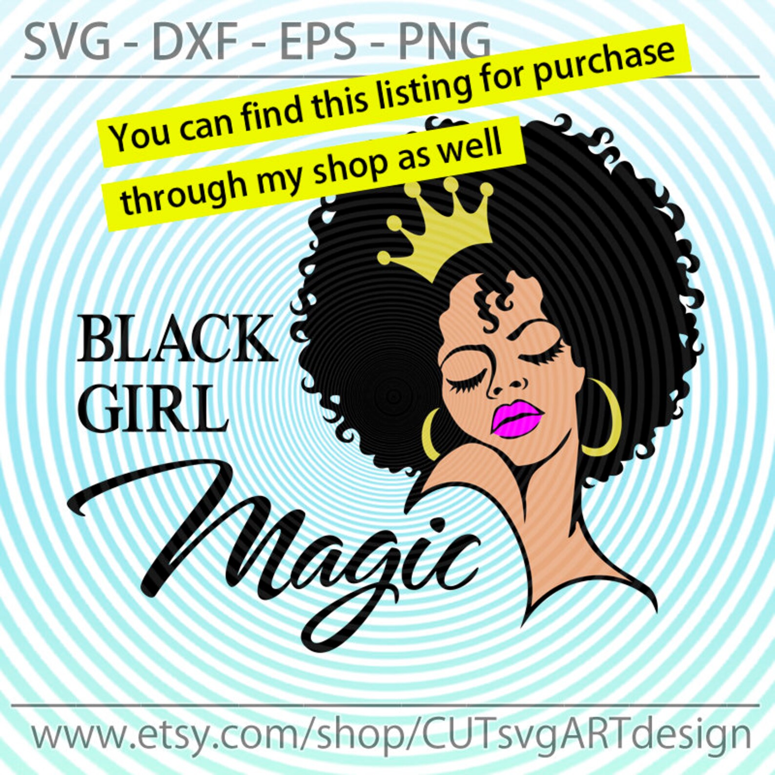 Unbothered Black Girl Svg Png Dxf Eps digital File African | Etsy