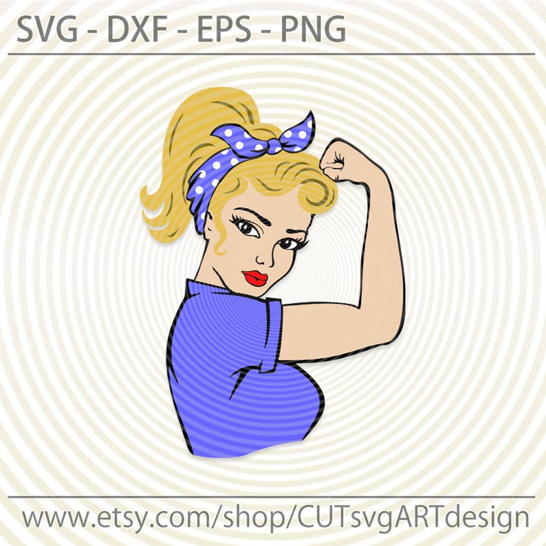 Rosie The Riveter Svg