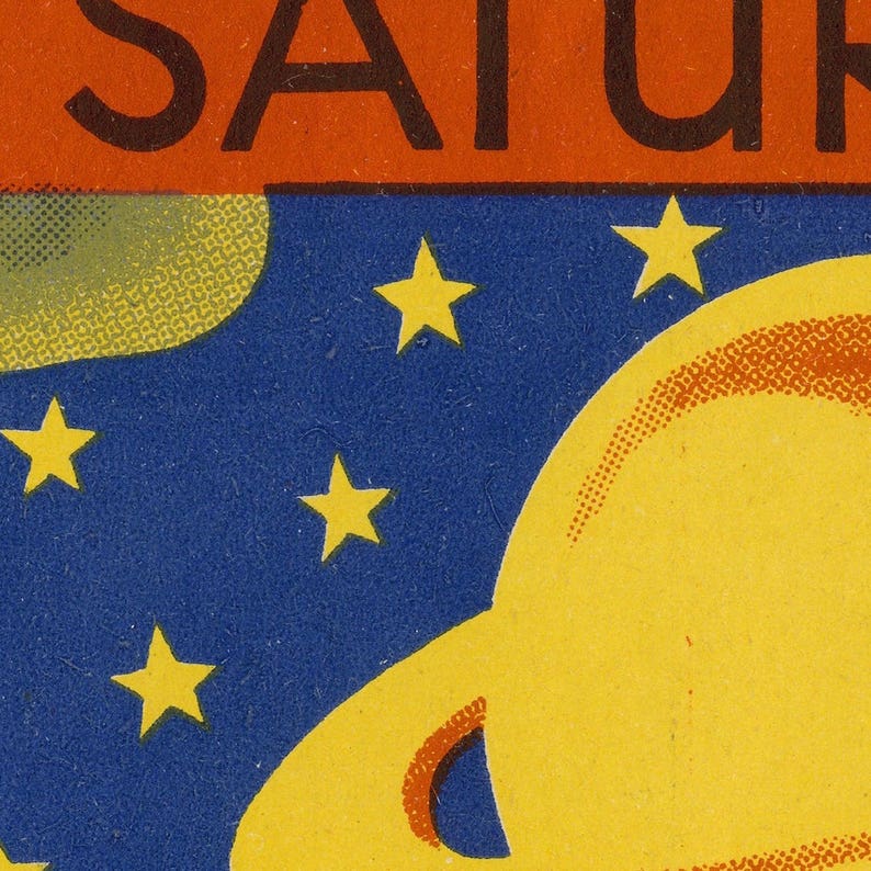 Pencil, Label, Saturn, Stars, Vintage, Antique, Wall Hanging, Banner ...