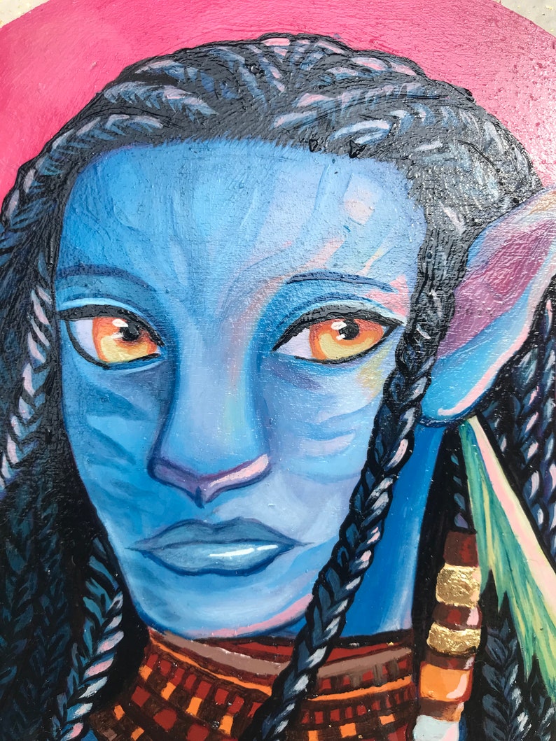 Neteyam ORIGINAL Oil Painting on Wood - Etsy