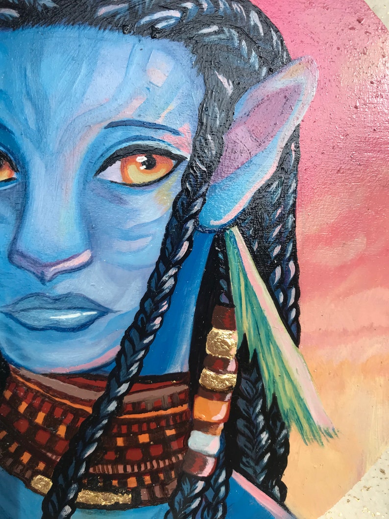 Neteyam ORIGINAL Oil Painting on Wood - Etsy
