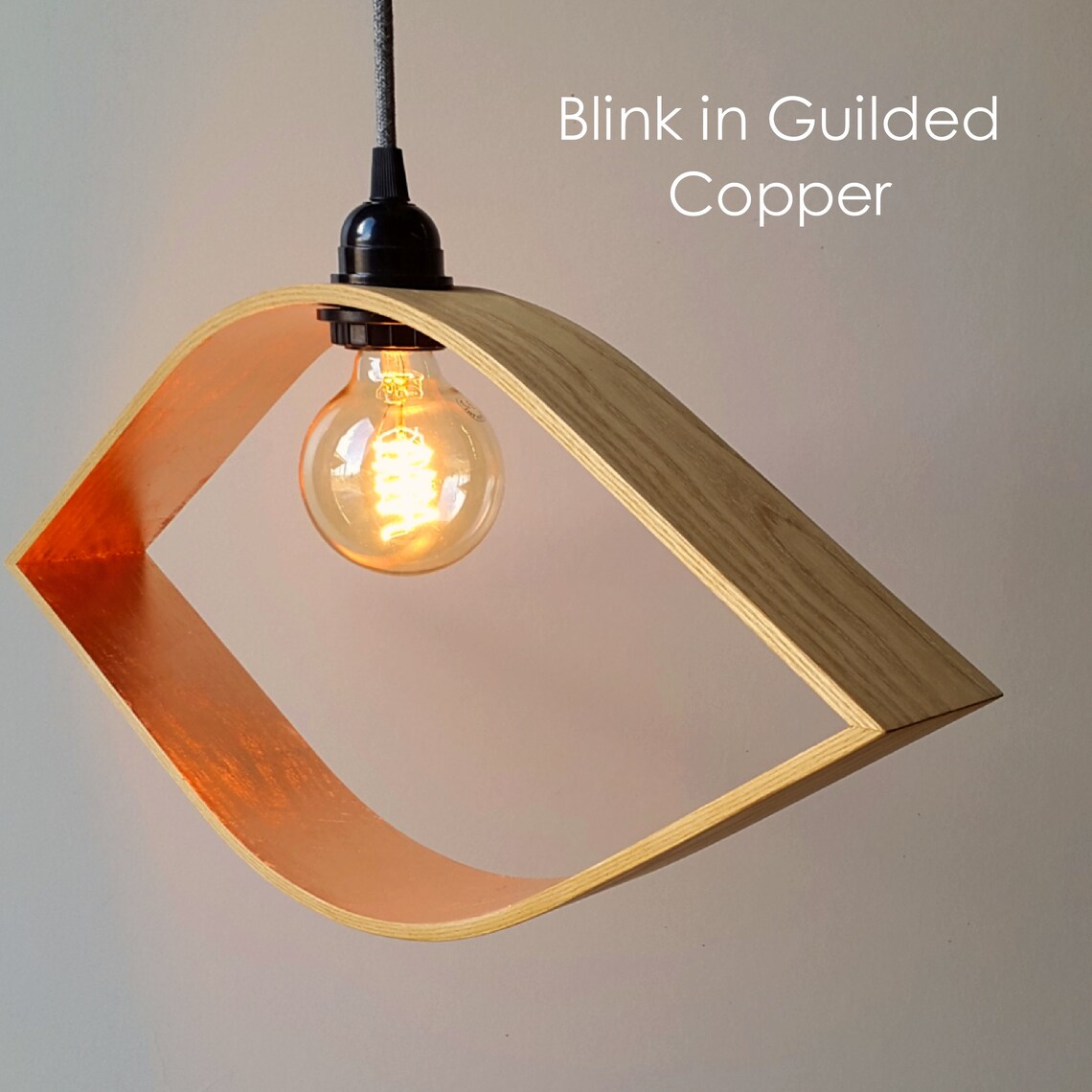 Handmade Steambent Wooden Ceiling Pendant Light in Oak or Ash. - Etsy