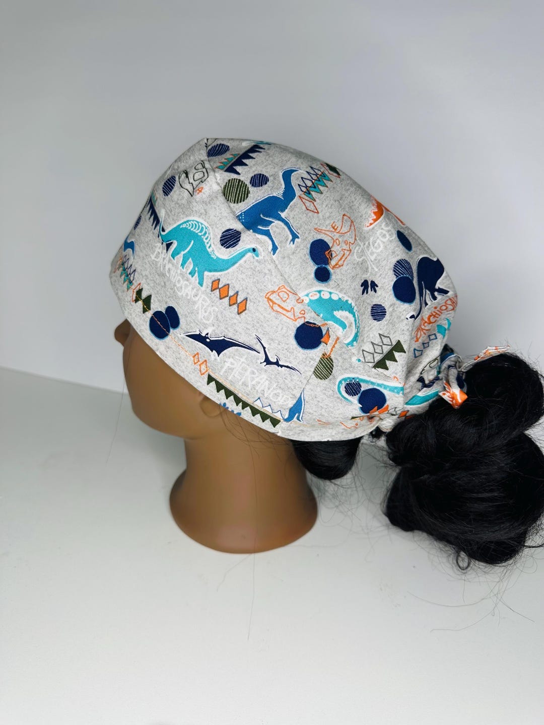 Mens/unisex Gray Dinosaur, Surgical Cap, Men Scrub Cap, - Etsy