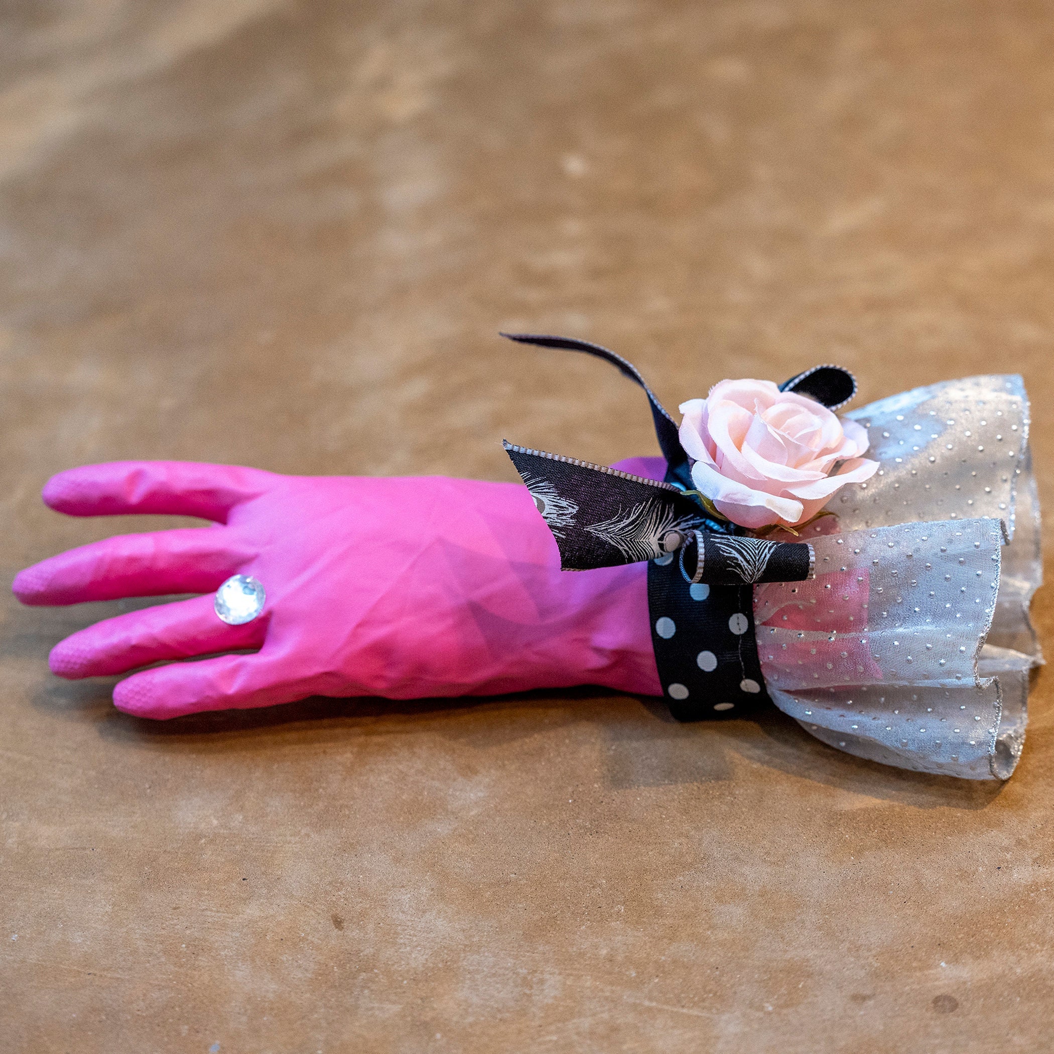 Diva Rubber Gloves Dish Washing Gloves. Big Polka Dot. Our Favorite