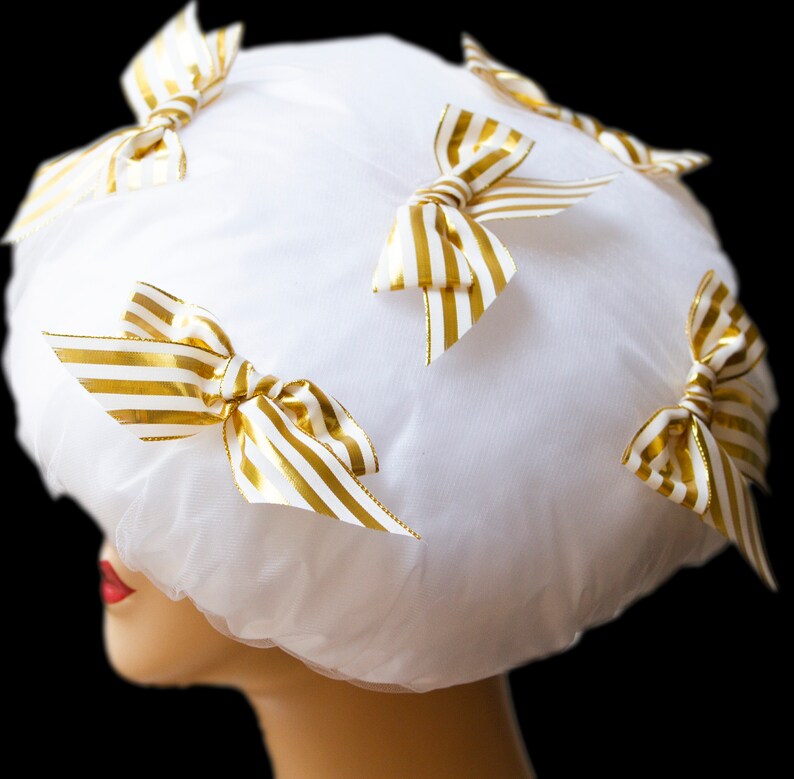 Bows, Designer Shower Cap! - Etsy