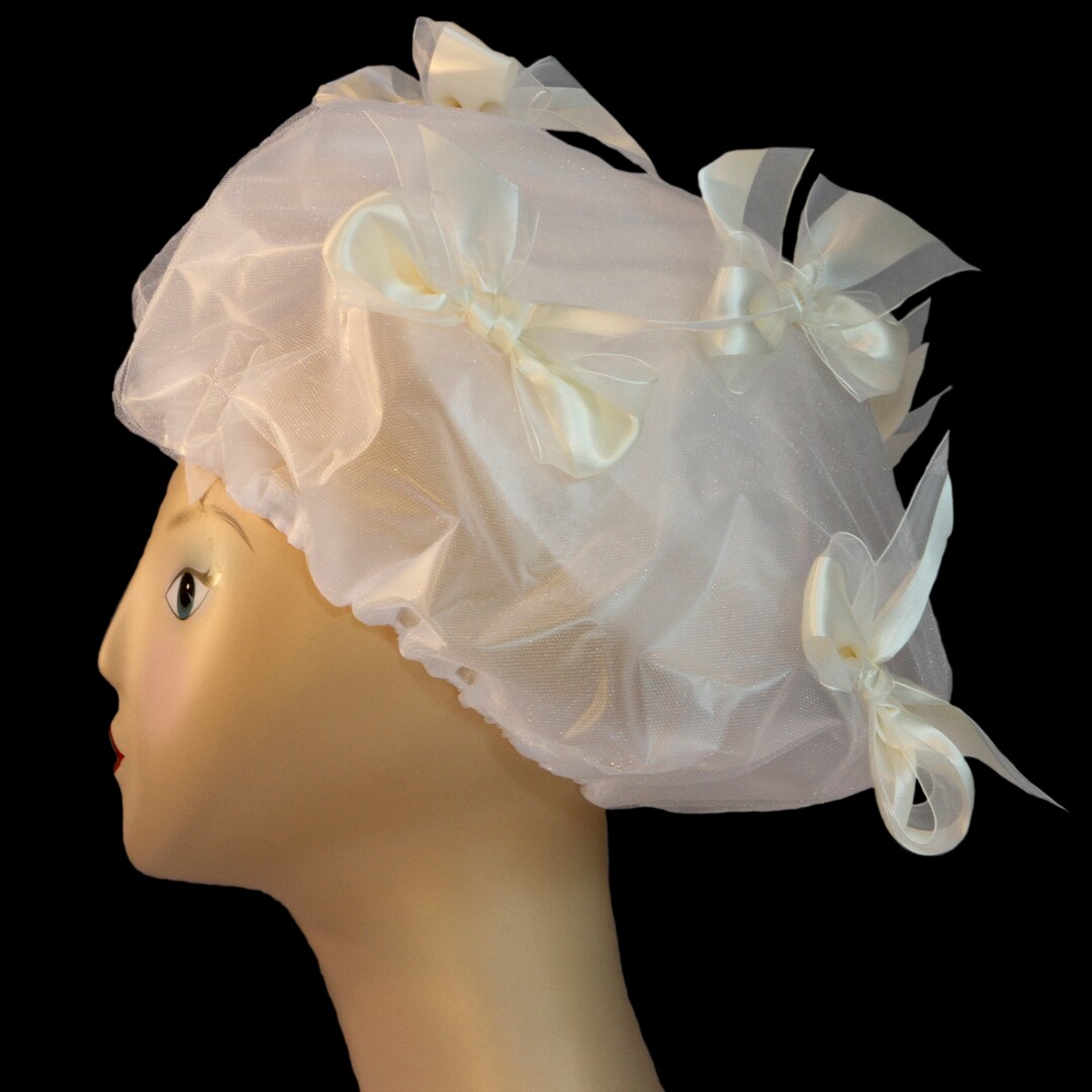DESIGNER Shower Cap Winter Wedding New Free Shipping - Etsy