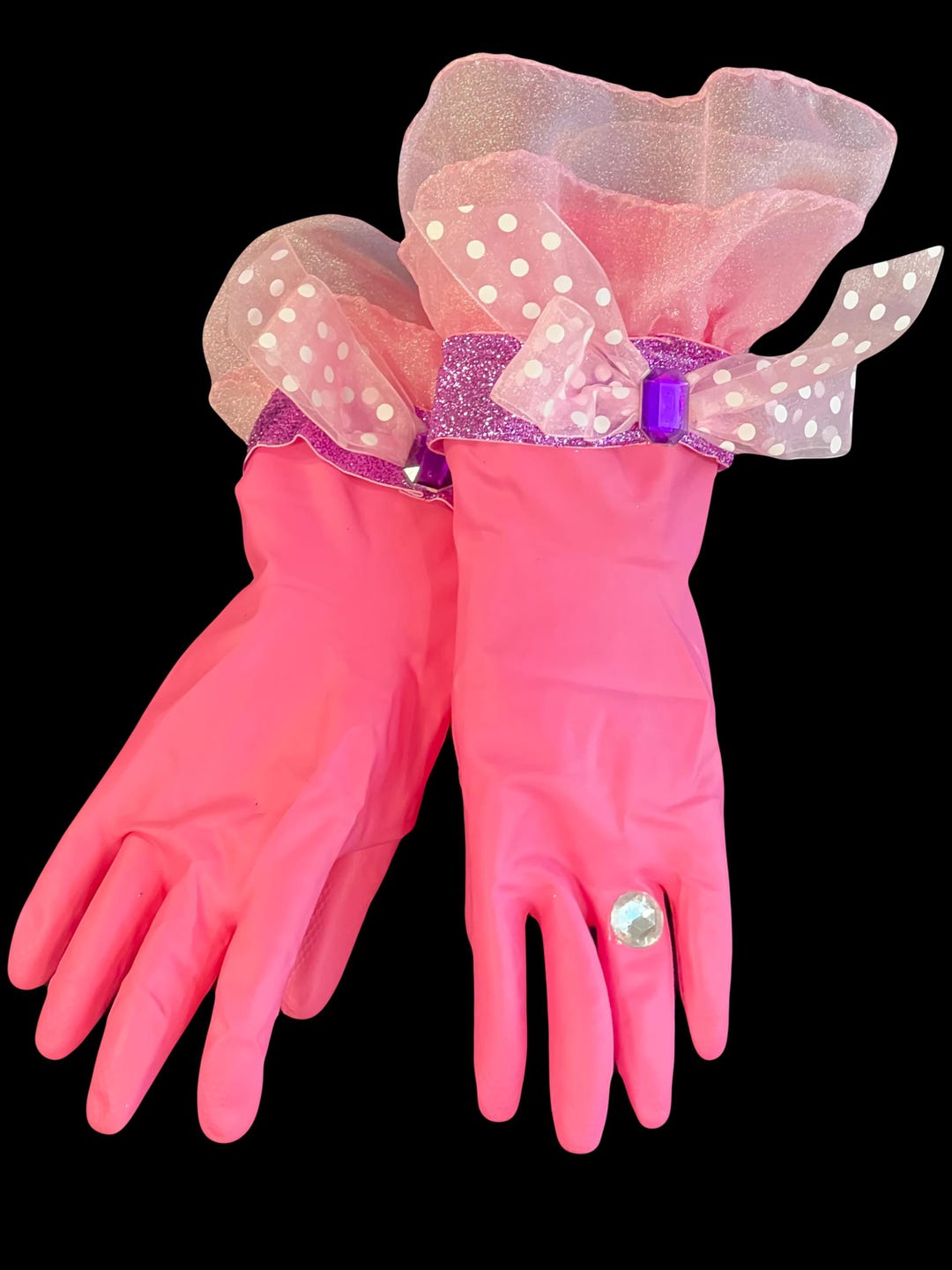 Lady Diamond, Pink Designer Dish Gloves We LOVE This Pair of Gloves ...