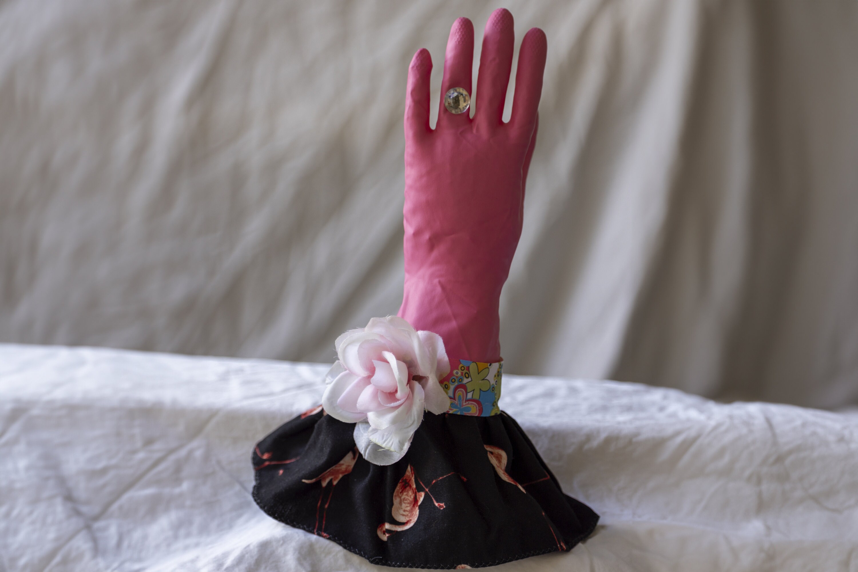 Stylish rubber gloves store