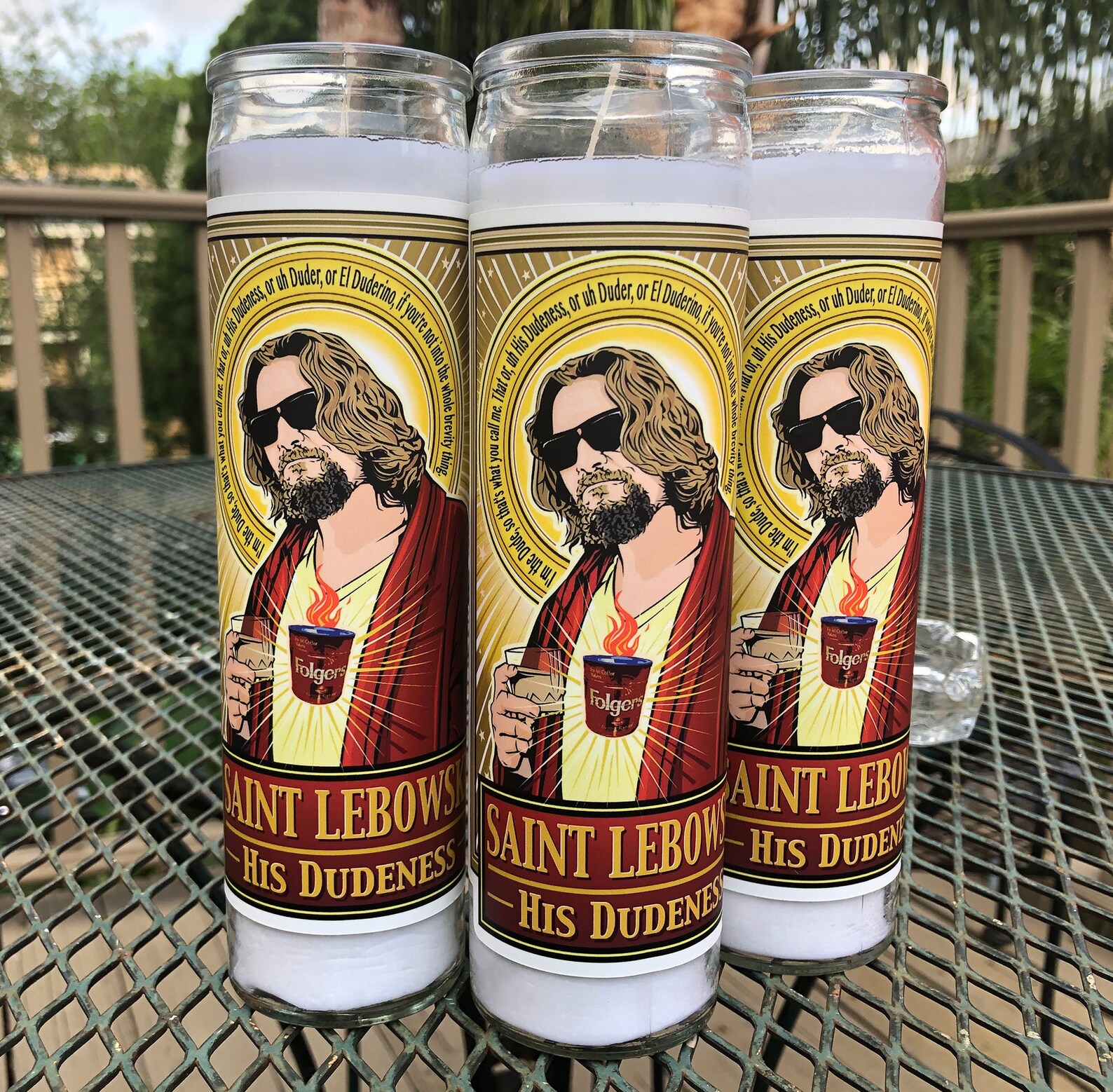 Saint Lebowski His Dudeness Candle - Etsy