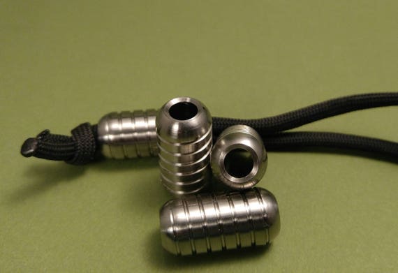 Titanium Corkscrew Lanyard Bead | Etsy