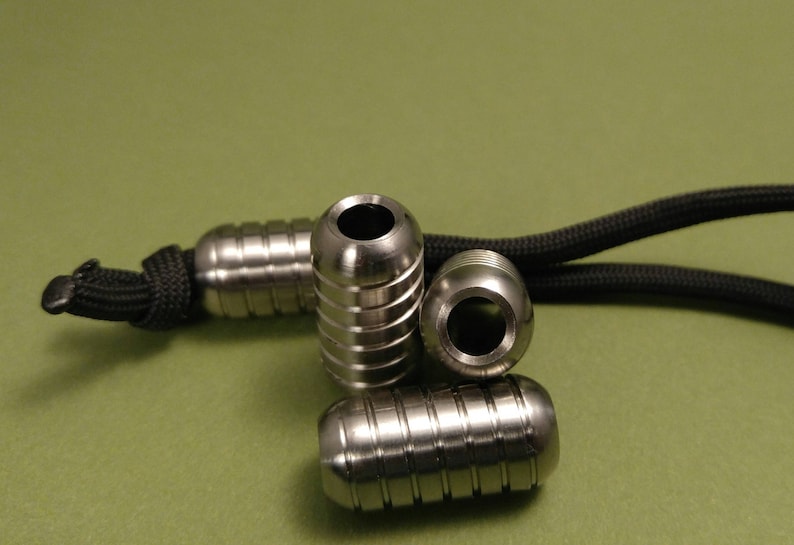 Titanium Corkscrew Lanyard Bead - Etsy Singapore