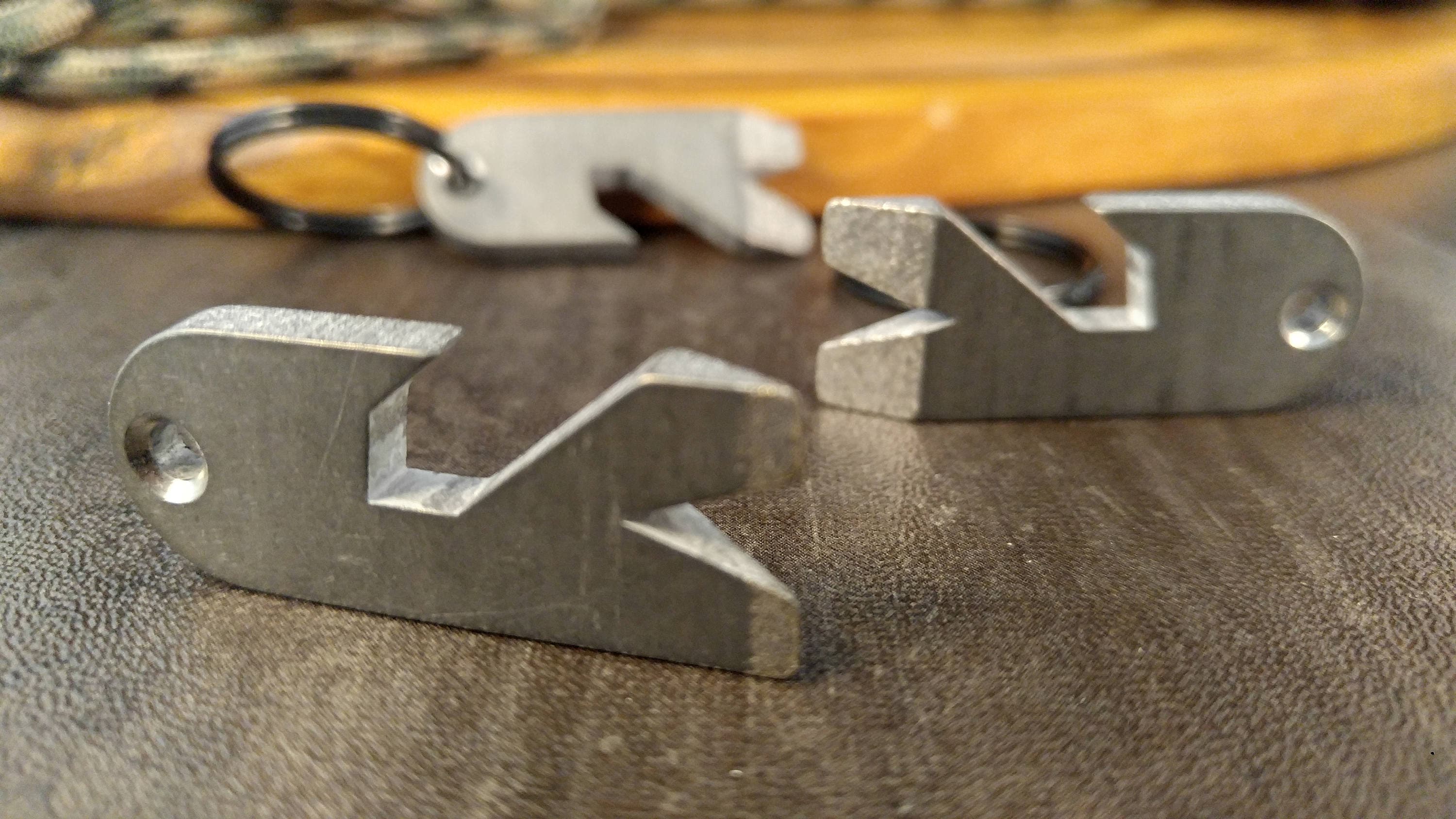 Titanium EDC Keychain / Prybar - Etsy