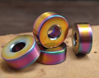 Rainbow Titanium Knife - Etsy