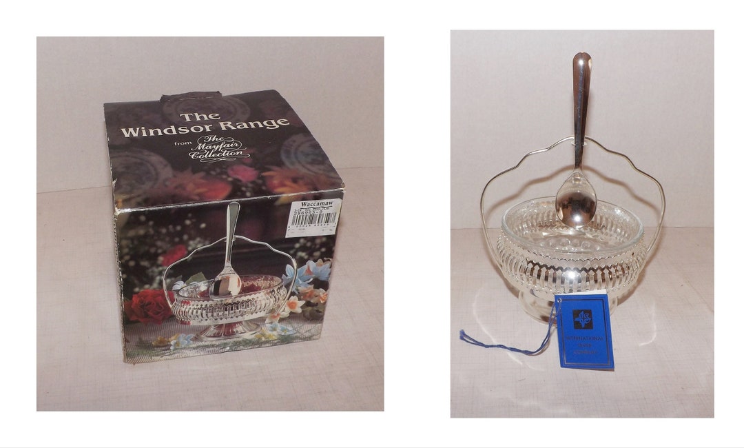 Windsor Range Mayfair Collection Silverplate Jam-relish-condiment Bowl ...